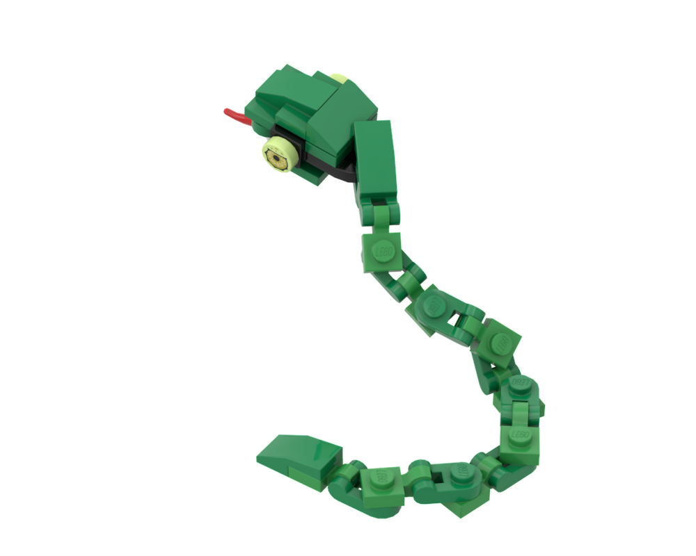 LEGO MOC 01 Snake by MyKidisanAlien | Rebrickable - Build with LEGO