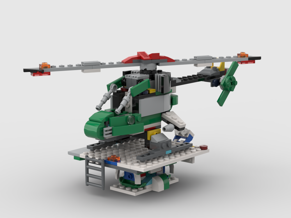 LEGO MOC 31113 - Helicopter by KlintIsztvud | Rebrickable - Build with LEGO
