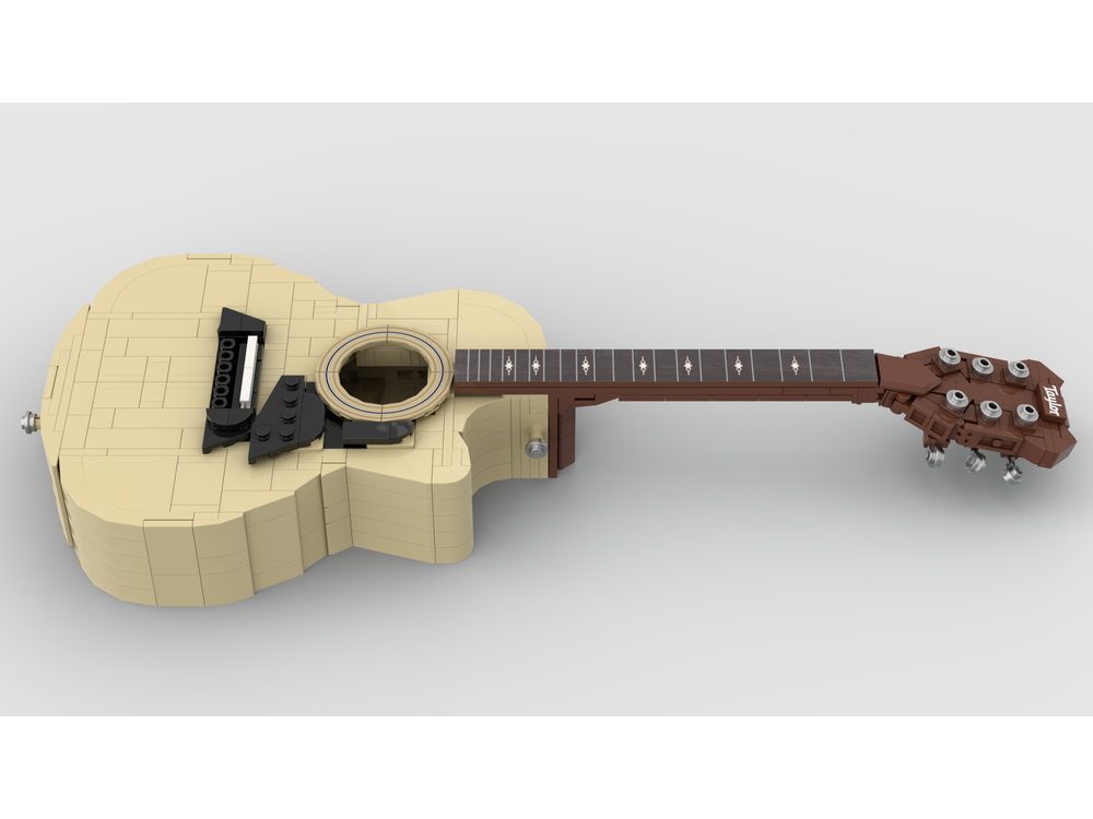 LEGO MOC Taylor Acoustic Guitar by Brick_Sim | Rebrickable - Build with ...