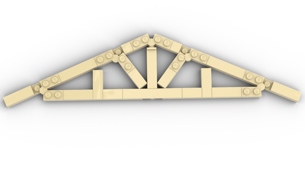 LEGO MOC Roof Truss by Yellow.LXF | Rebrickable - Build with LEGO