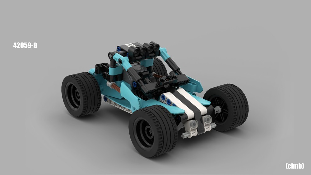 LEGO MOC 42059-B Blueberry Racer by clmb | Rebrickable - Build with LEGO