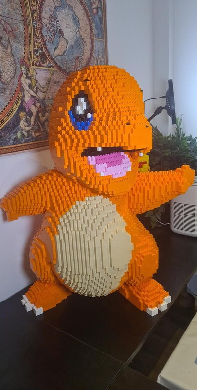 LEGO MOC Charmander Sculpture by Wilmottslego | Rebrickable - Build ...