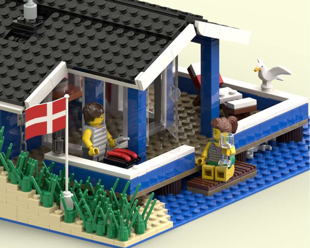 LEGO MOC Danish Holiday Cottage by fidi70 | Rebrickable - Build with LEGO
