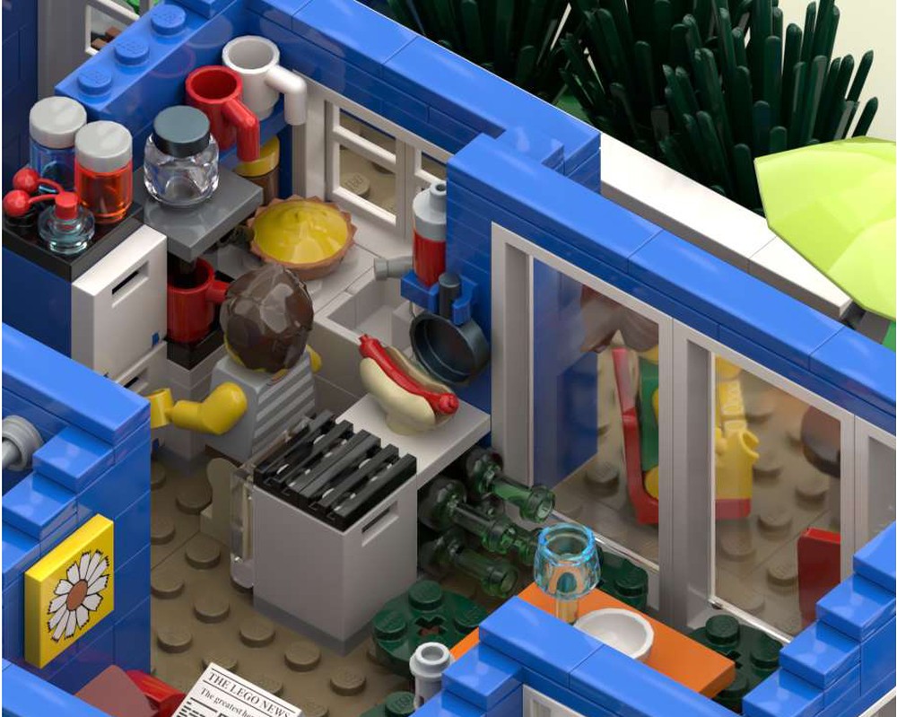 LEGO MOC Danish Holiday Cottage by fidi70 | Rebrickable - Build with LEGO