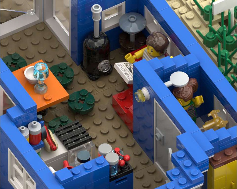 LEGO MOC Danish Holiday Cottage by fidi70 | Rebrickable - Build with LEGO