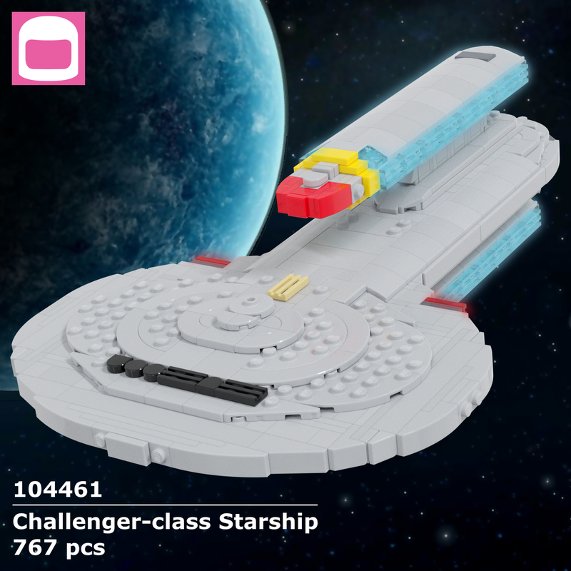 LEGO MOC Challenger-class Starship by Lilium Brick Yards | Rebrickable ...