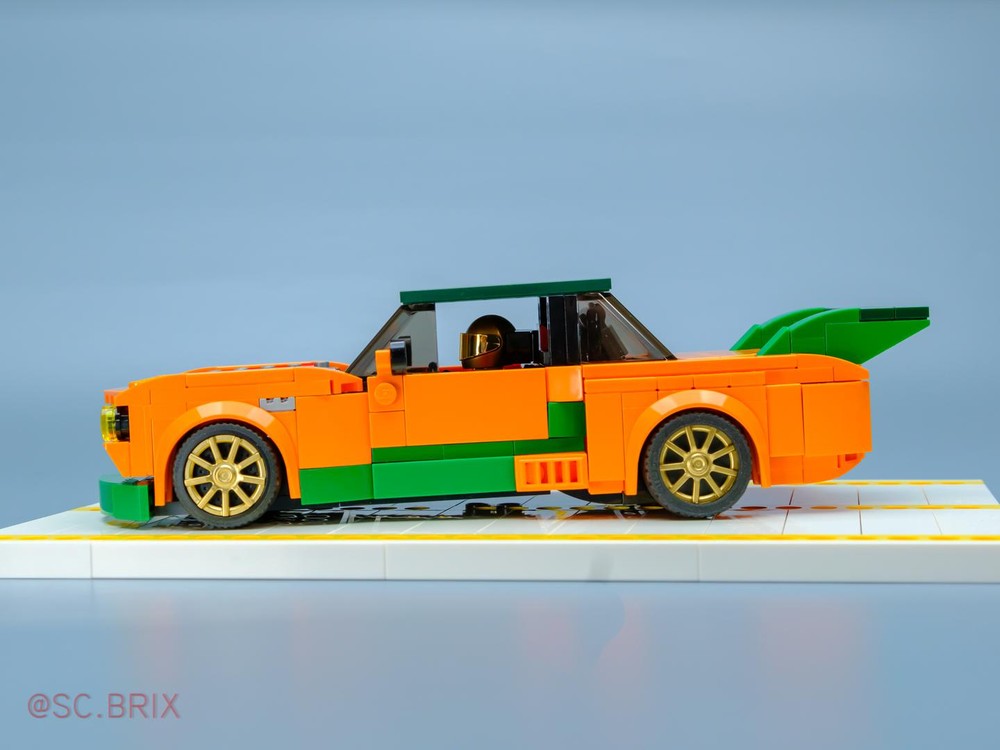 LEGO MOC BMW CSL 3.5 Jagermeister by sc.brix | Rebrickable - Build with ...