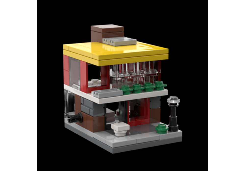 LEGO MOC Fast Food Restaurant by gvrmakes | Rebrickable - Build with LEGO