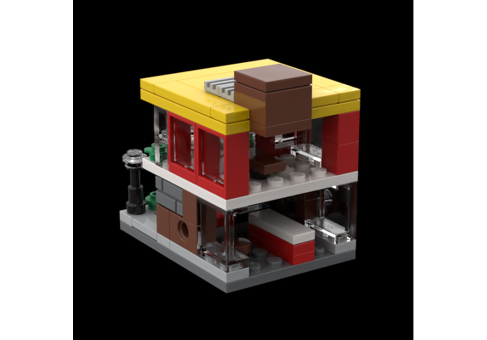 LEGO MOC Fast Food Restaurant by gvrmakes | Rebrickable - Build with LEGO