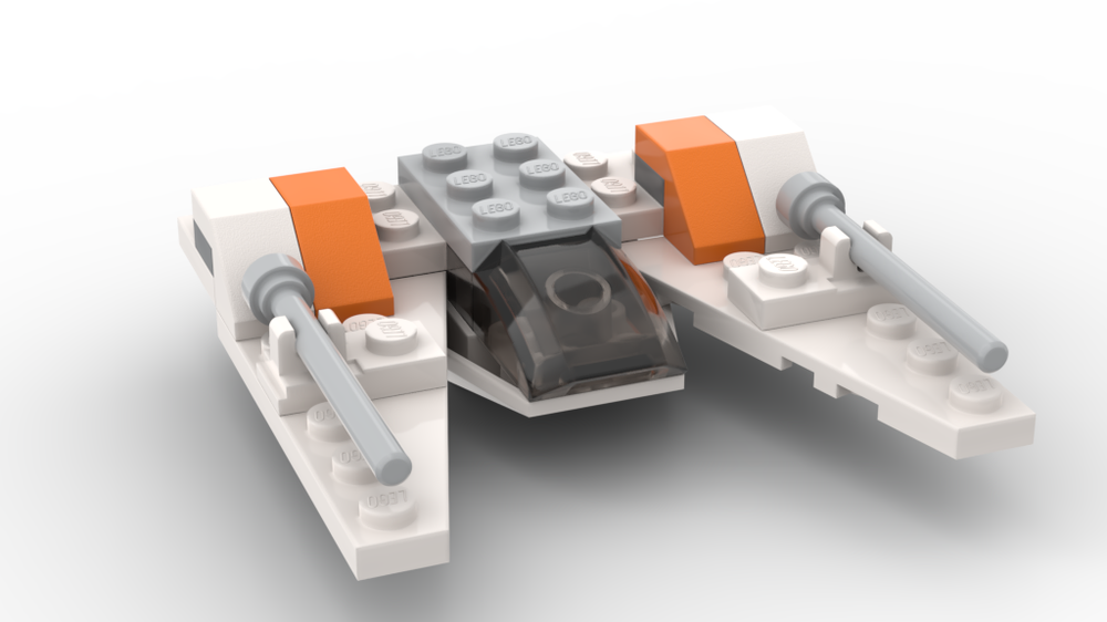 Lego Moc 912055 Inverted Wing Starfighter By Dujk Rebrickable Build