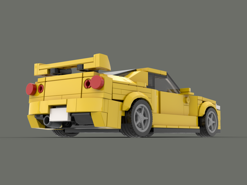 LEGO MOC Nissan Skyline GT-R R34 v2 (multi-colour pack) by madspacer ...