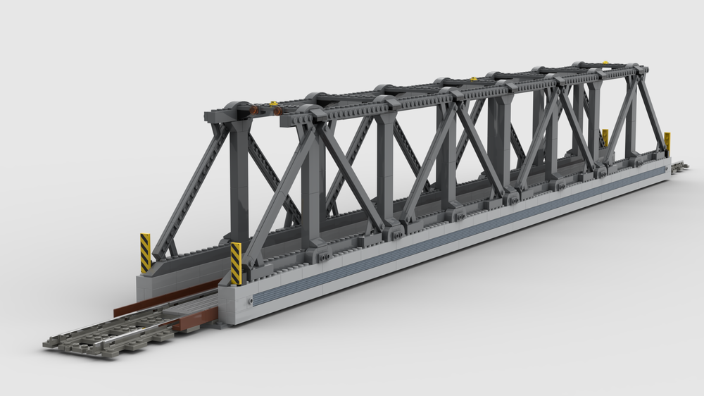 LEGO MOC Truss Train Bridge by Ratticus Designs (1 meter span) by ...