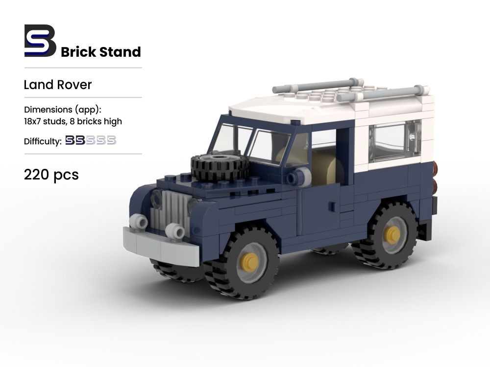 LEGO MOC Land Rover by brickstand | Rebrickable - Build with LEGO
