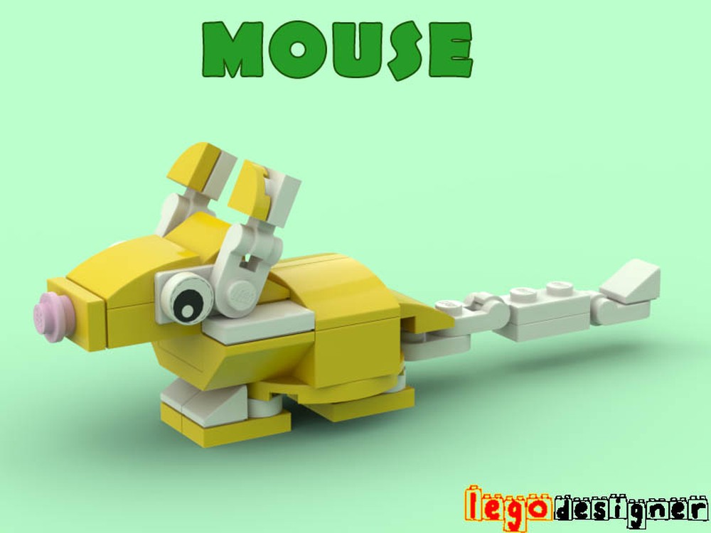 LEGO MOC 30550 Mouse by LegoDesigner | Rebrickable - Build with LEGO