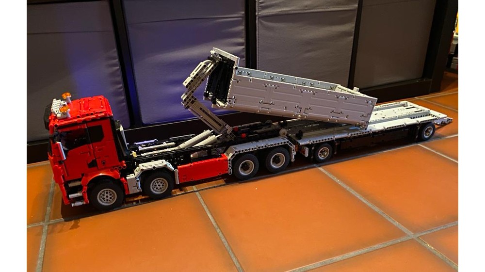 LEGO MOC 1:17 Drawbar Multifunctional Trailer for Hooklift/Skip ...