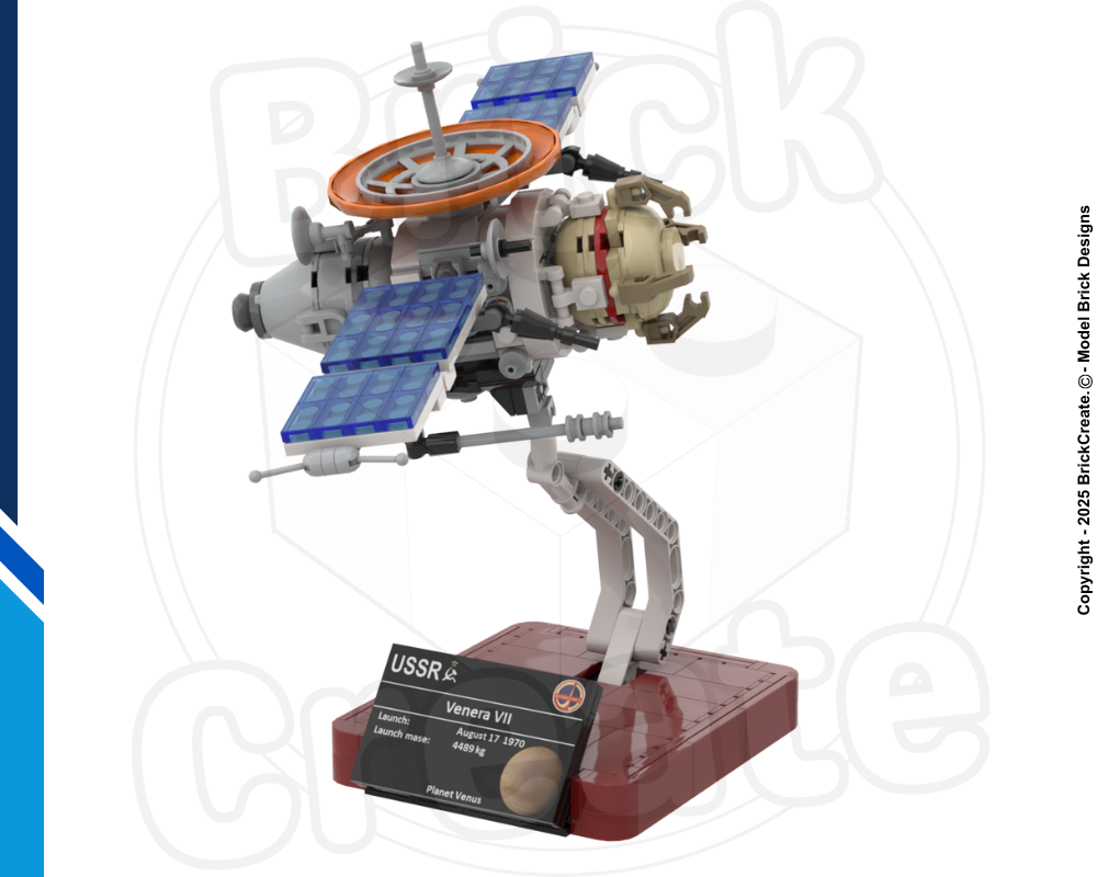 LEGO MOC Venera VII (Behepa VII) by BrickCreate | Rebrickable - Build with LEGO