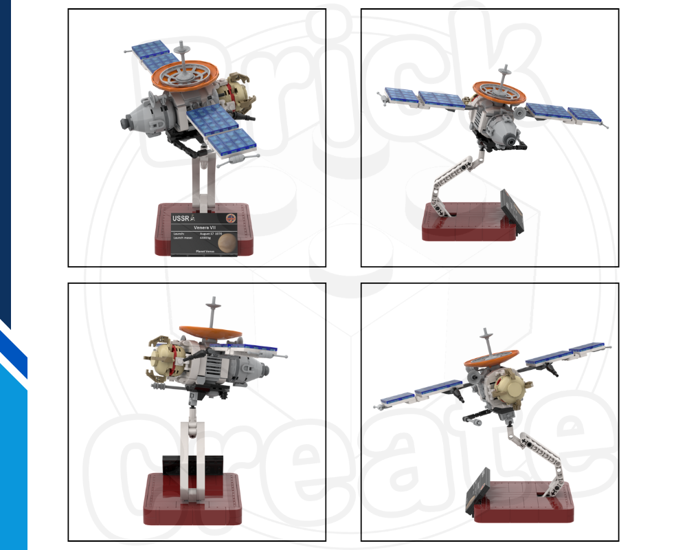 LEGO MOC Venera VII (Behepa VII) by BrickCreate | Rebrickable - Build with LEGO