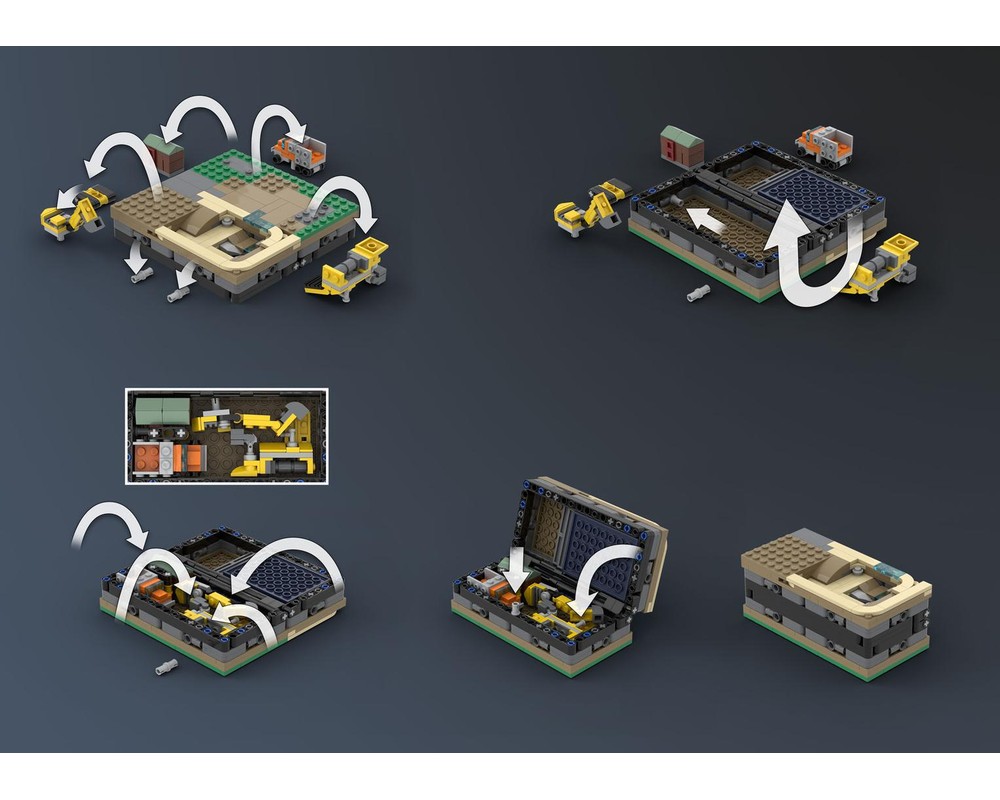 LEGO MOC Mobile City Gold Rush by brickotronic | Rebrickable - Build ...