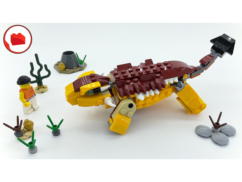 LEGO MOC Ankylosaurus Dinosaur - Lego Creator 31112 by Bricks Ideas ...