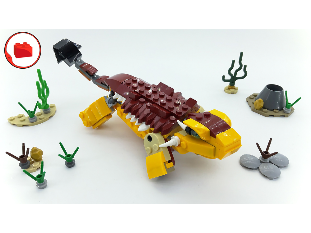 LEGO MOC Ankylosaurus Dinosaur - Lego Creator 31112 by Bricks Ideas ...