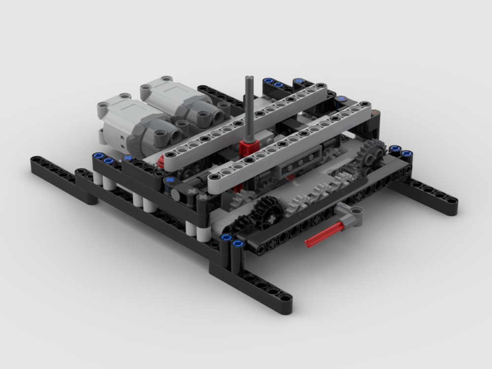Lego Moc 4 Speed Manual Gearbox By Czmilosz Rebrickable Build With Lego