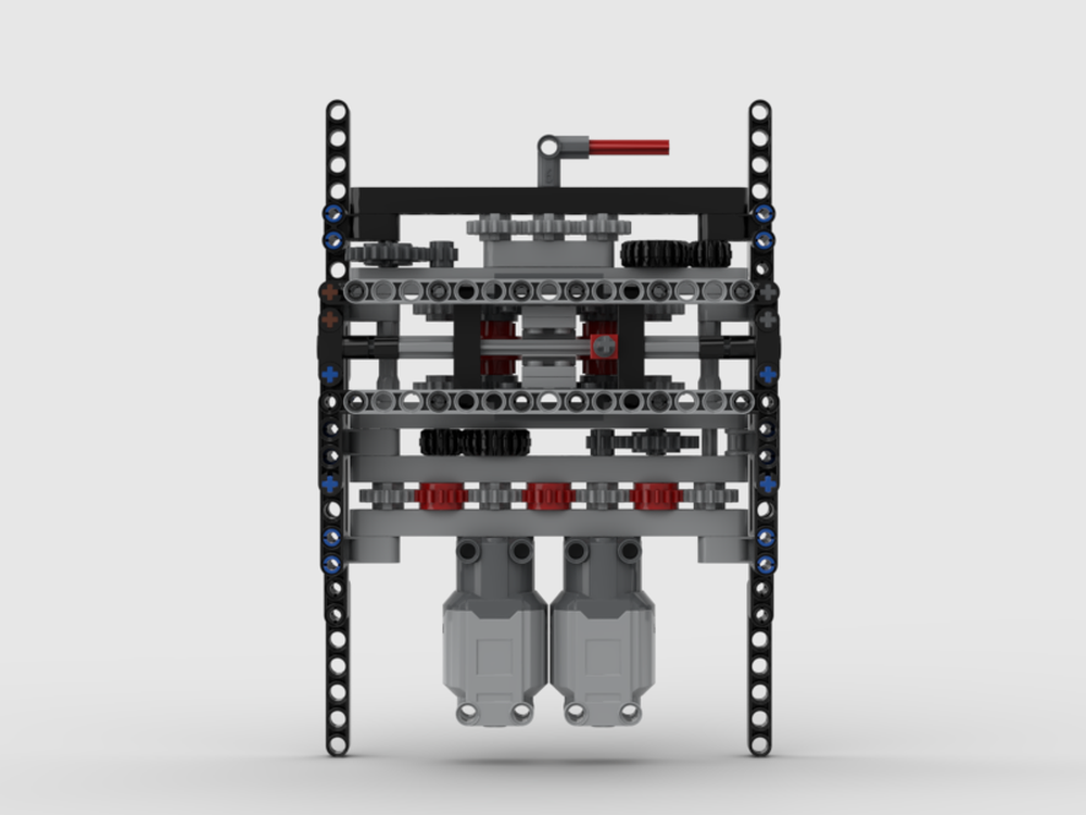LEGO MOC 4 speed manual gearbox by czmilosz | Rebrickable - Build with LEGO