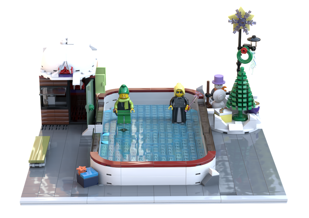 LEGO MOC City Skate - Ice Skating RInk - Happy Holidays by Brick.Mocman ...