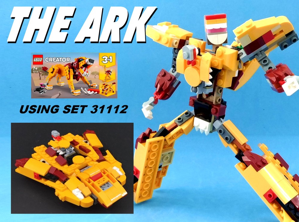 LEGO MOC Transformer "The Ark" from LEGO Creator set 31112: Wild Lion ...