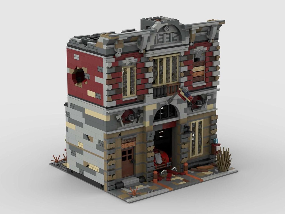 LEGO MOC Apocalypse Firestation by Ansgar396 | Rebrickable - Build with ...