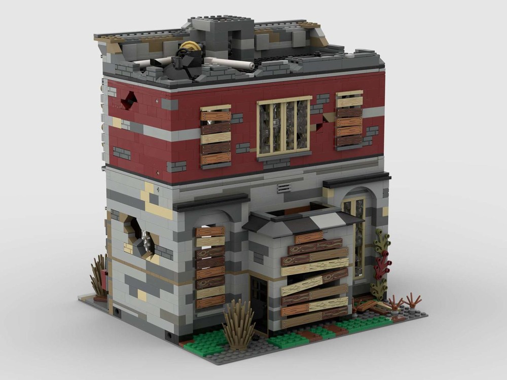 LEGO MOC Apocalypse Firestation by Ansgar396 | Rebrickable - Build with ...