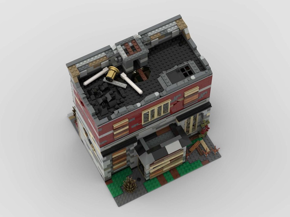 LEGO MOC Apocalypse Firestation by Ansgar396 | Rebrickable - Build with ...