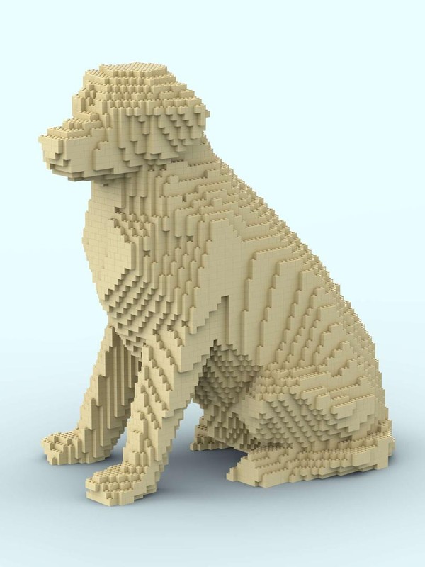 LEGO MOC-94576 Lego Labrador Dog - 2021 redesign by Wilmottslego ...