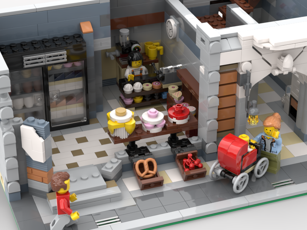 LEGO MOC Assembly Square Alt-build - Green Grocer by Chricki ...
