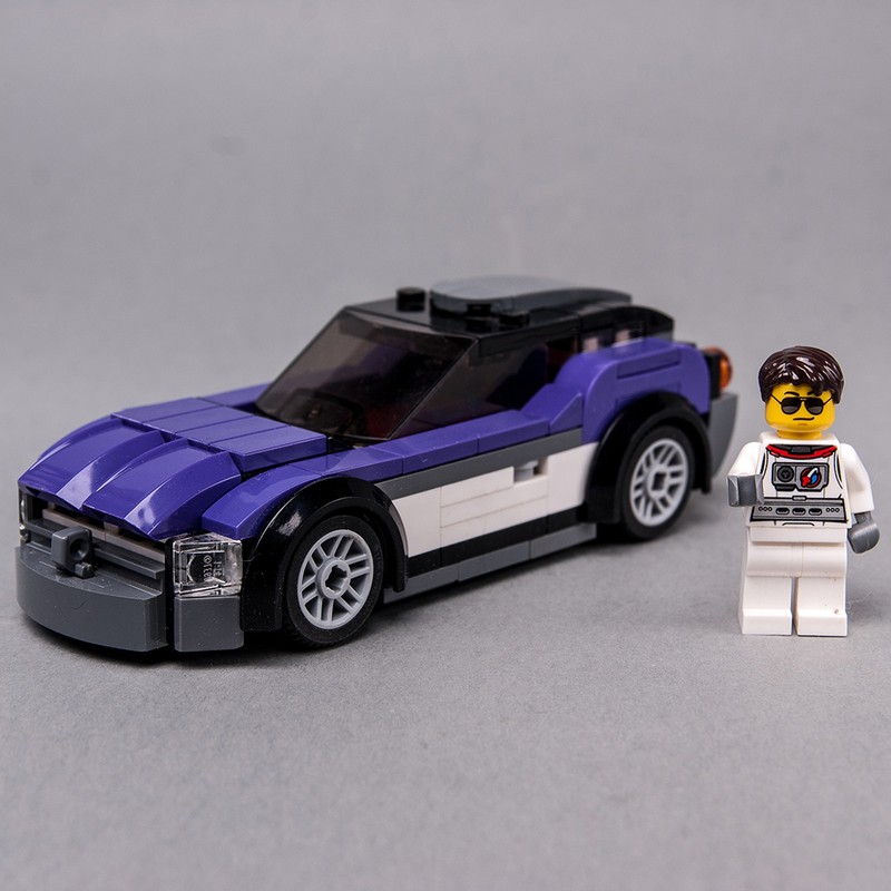 LEGO MOC Dark Purple City Coupe by Keep On Bricking | Rebrickable ...