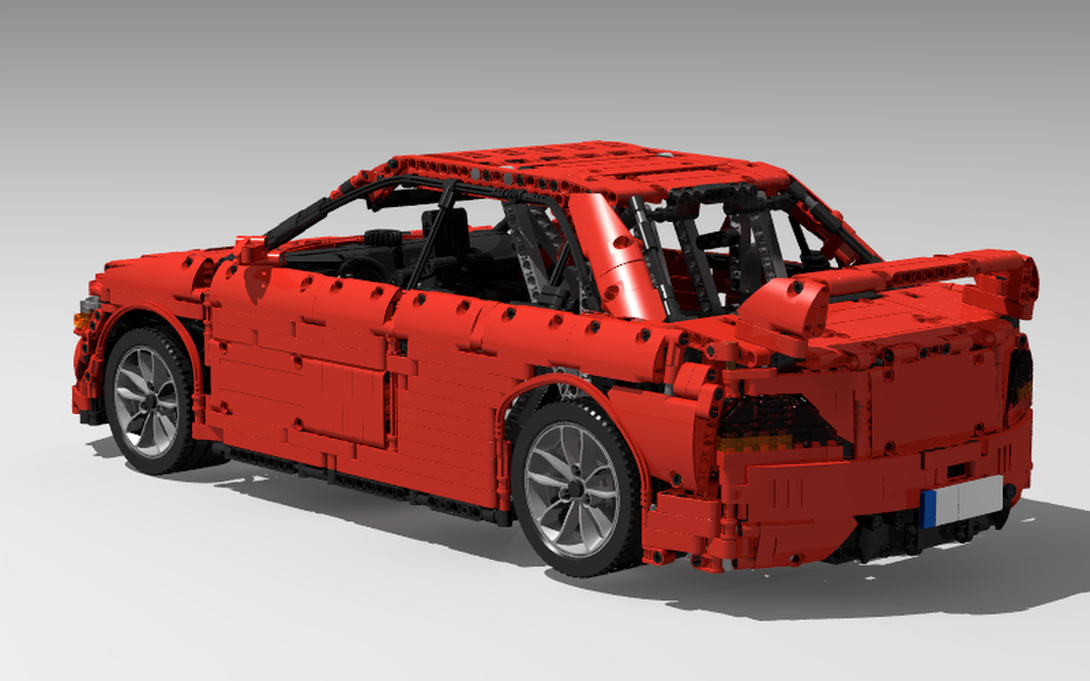 LEGO MOC mitsubishi lancer evo 9 by Antoine11 | Rebrickable - Build ...