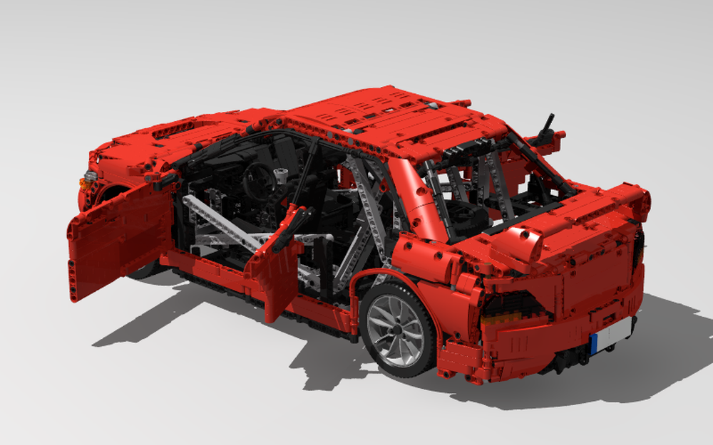 LEGO MOC mitsubishi lancer evo 9 by Antoine11 | Rebrickable - Build ...