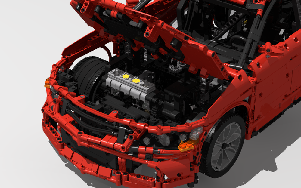 LEGO MOC mitsubishi lancer evo 9 by Antoine11 | Rebrickable - Build ...