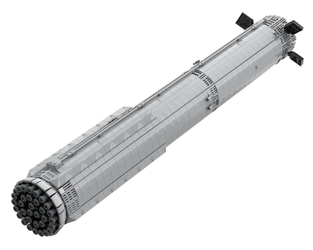 LEGO MOC SpaceX Starship & Super Heavy [Saturn V scale] by 0rig0 ...