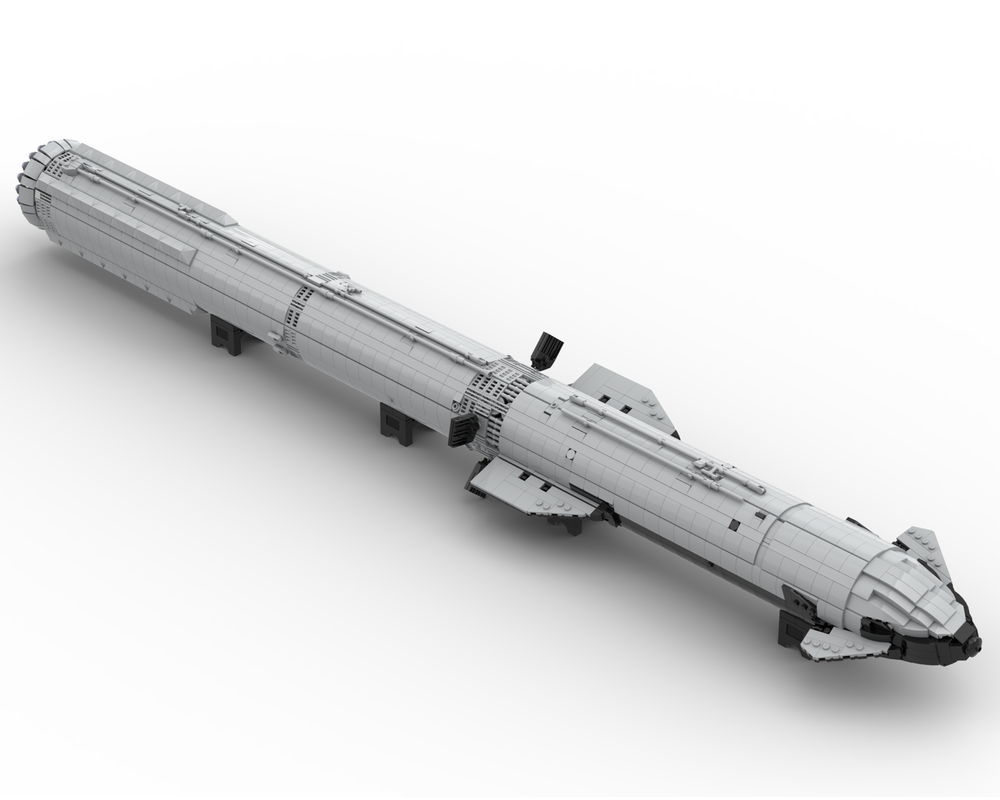 LEGO MOC SpaceX Starship & Super Heavy [Saturn V scale] by 0rig0 ...