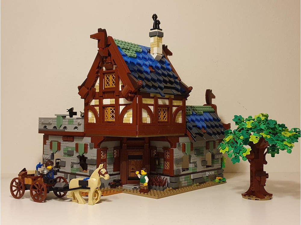 LEGO MOC Medieval Stables by Gr33tje13 | Rebrickable - Build with LEGO