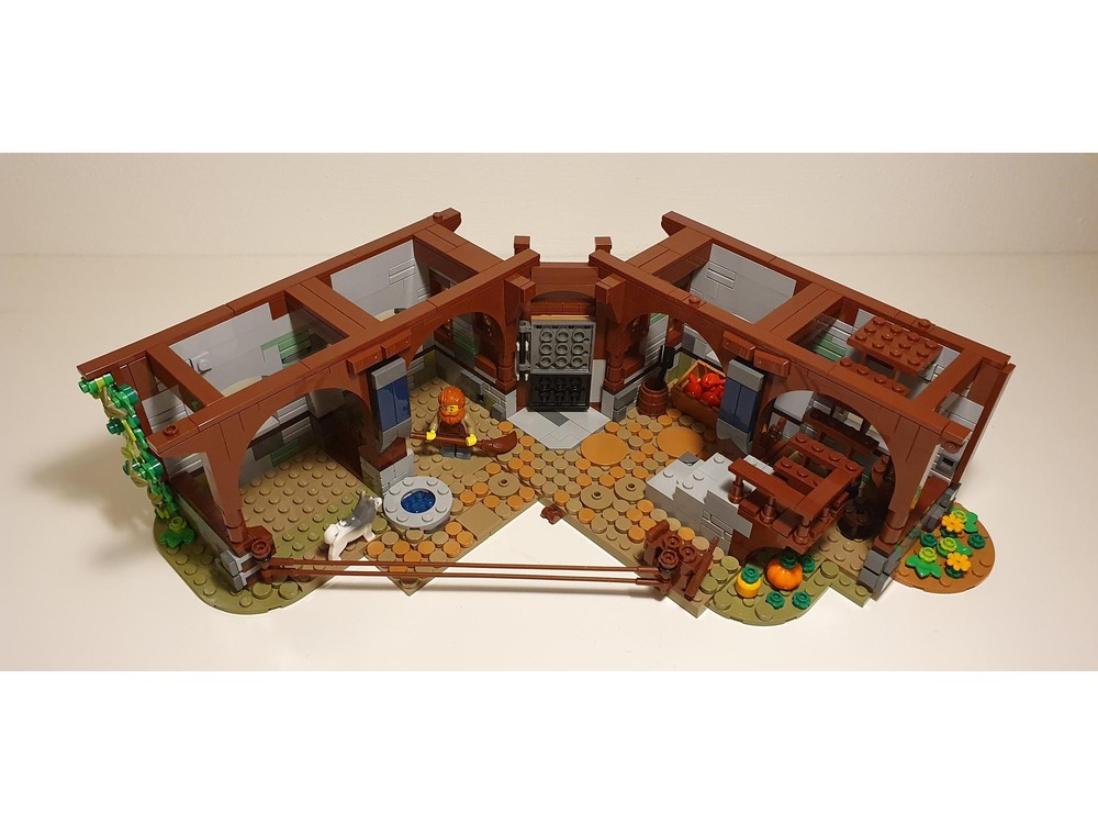 LEGO MOC Medieval Stables by Gr33tje13 | Rebrickable - Build with LEGO