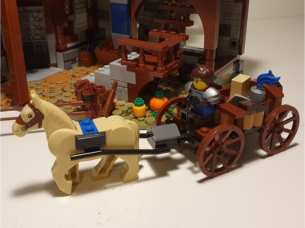 LEGO MOC Medieval Stables by Gr33tje13 | Rebrickable - Build with LEGO