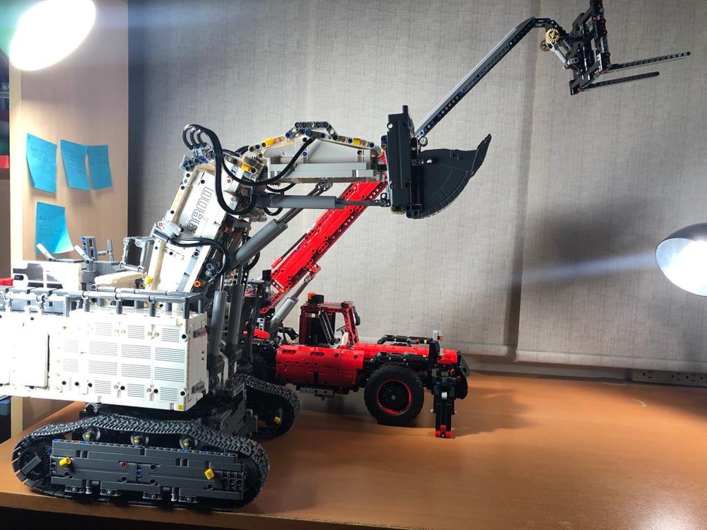 LEGO MOC Industrial Telehandler by Building with bricks | Rebrickable ...