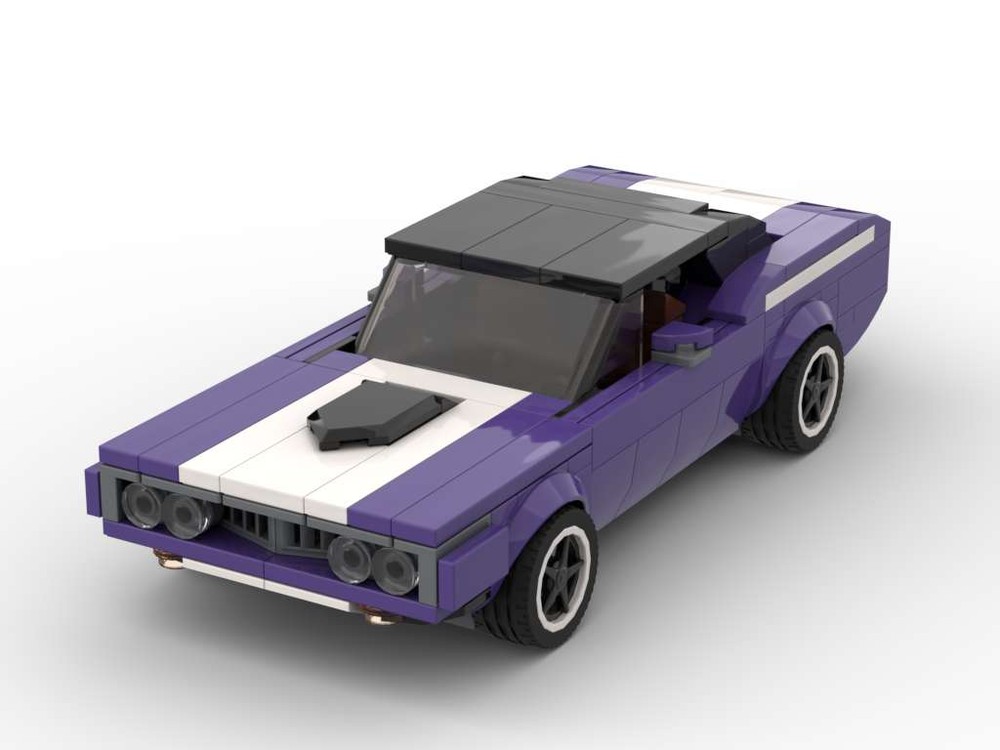 LEGO MOC Founder's Rock Hemi Cuda - Dark Purple by IBrickedItUp ...