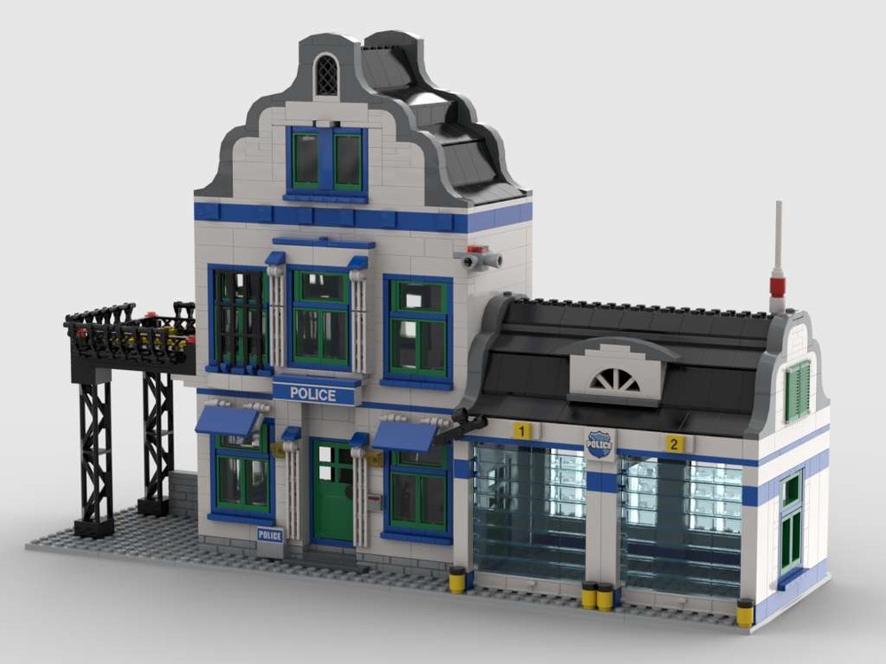 LEGO MOC Polizeistation - Police Station by delicatesse | Rebrickable ...