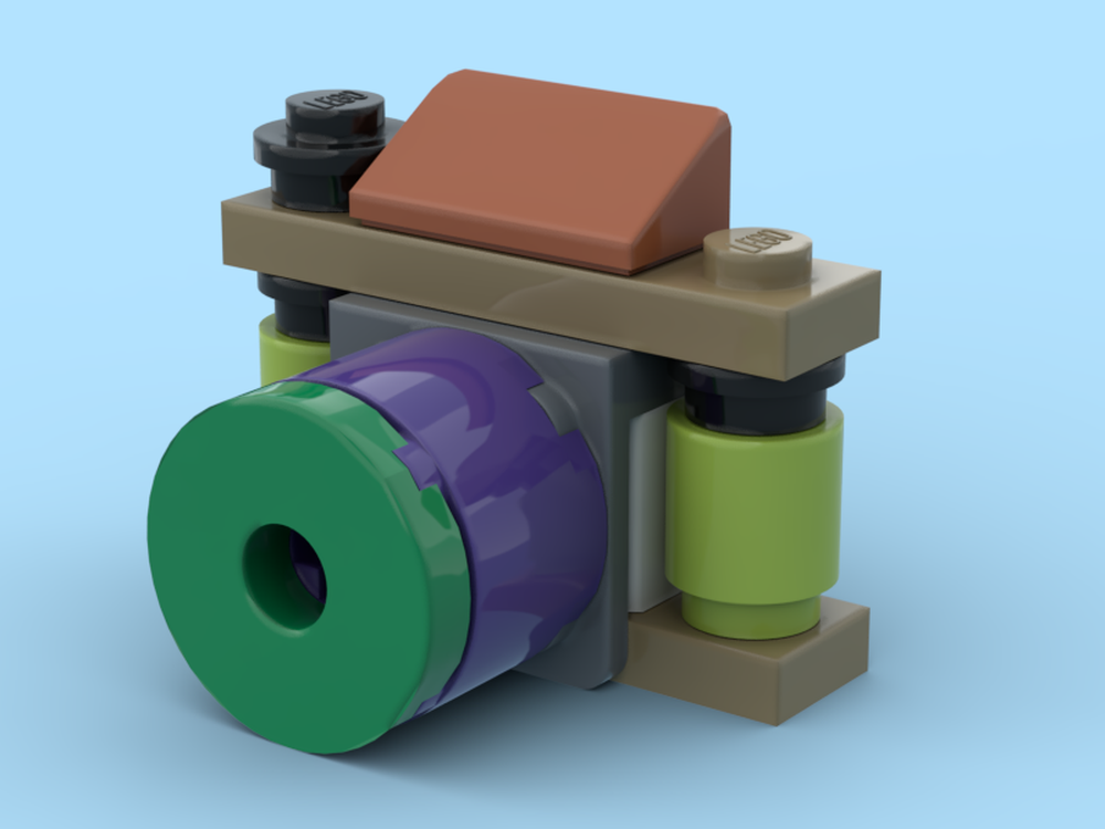 LEGO MOC 10712 - Nano SLR Camera by Brickhero2021 | Rebrickable - Build ...