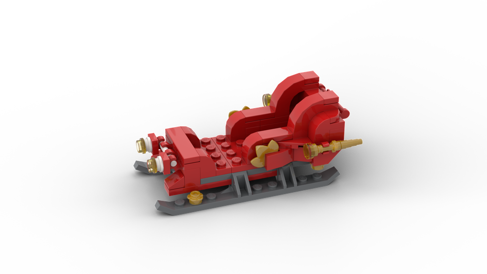 LEGO MOC Santa's Sleigh by MusicalApricot | Rebrickable - Build with LEGO
