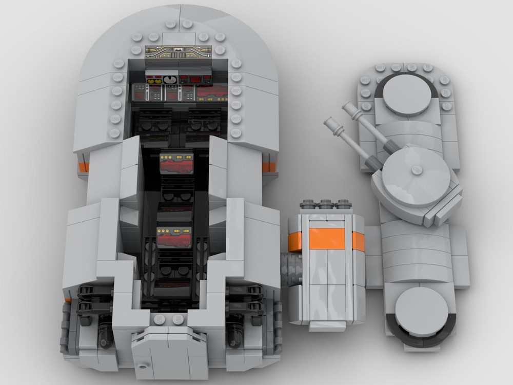 LEGO MOC T1-B Hovertank by ThrawnsRevenge | Rebrickable - Build with LEGO