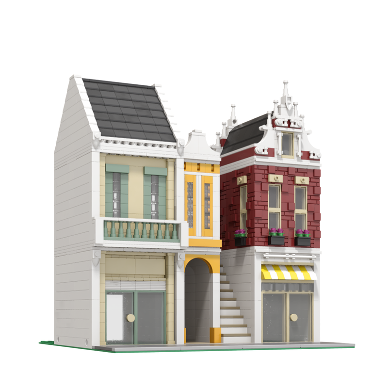 LEGO MOC Modular Buildings 38 by MOC_Expert | Rebrickable - Build with LEGO
