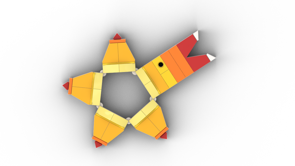 LEGO MOC Falling Star by Steinklein | Rebrickable - Build with LEGO